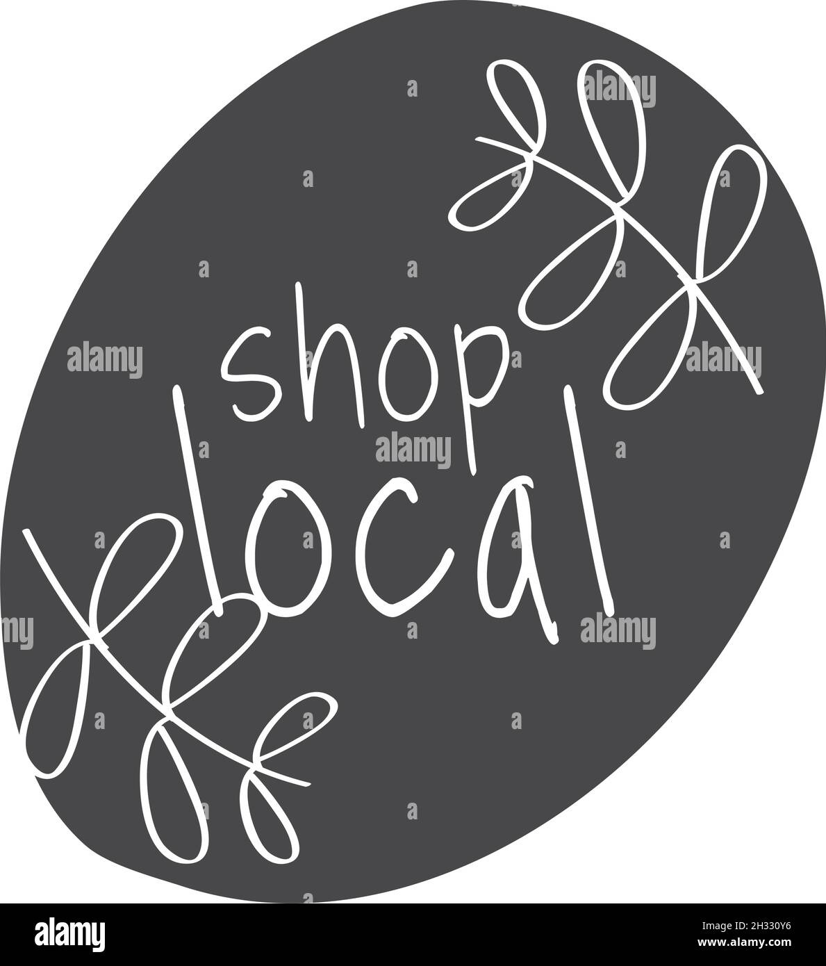 Shop local stamp Stock Vector Images - Alamy