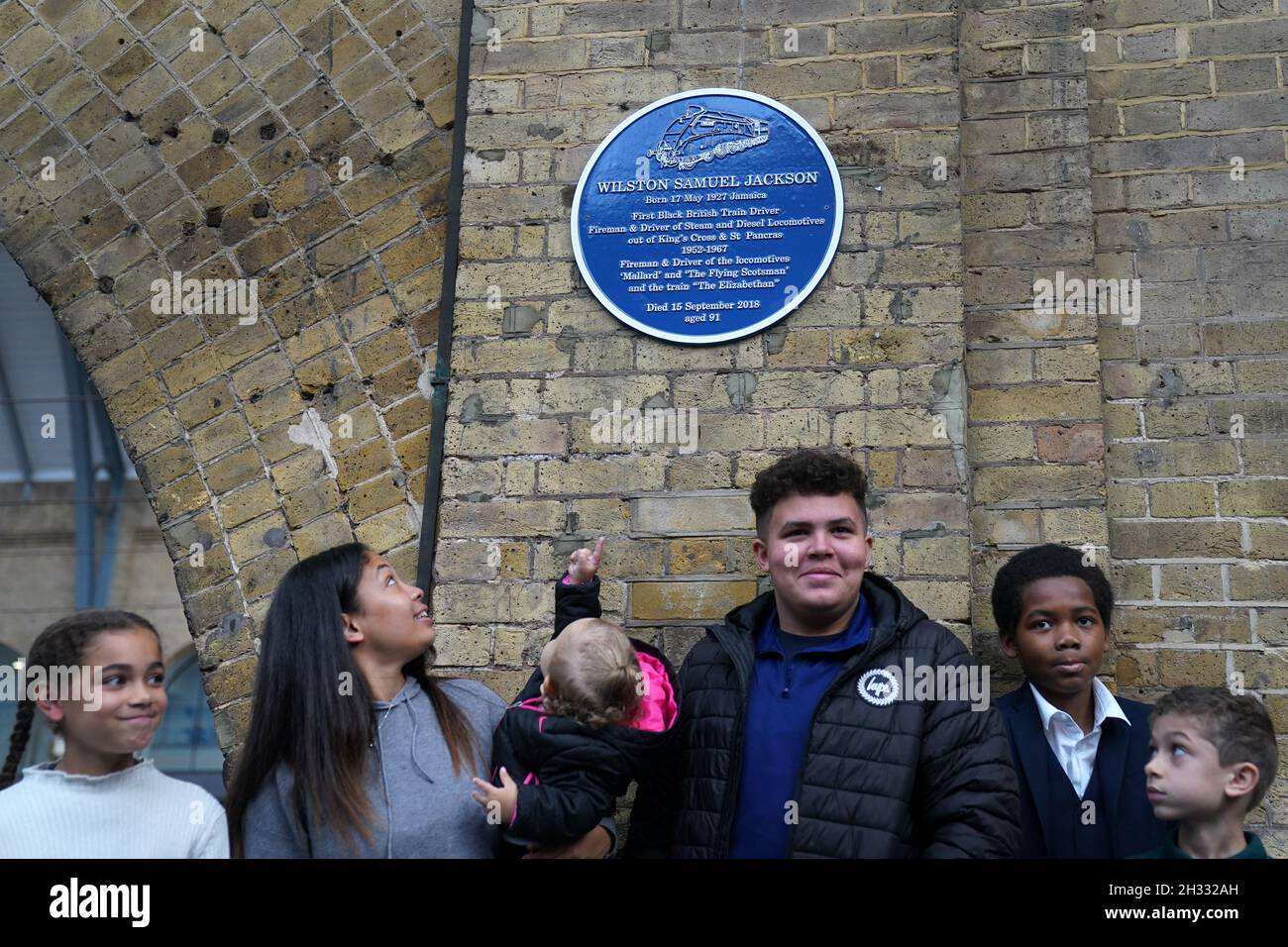 Relatives of Wilston Samuel Jackson, Britain's first black train driver ...