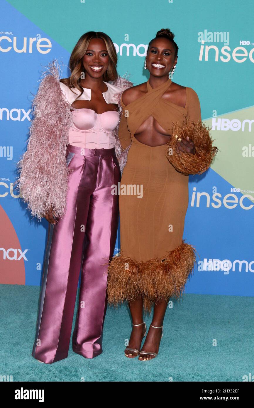 LOS ANGELES - OCT 21: Yvonne Orji, Issa Rae at the Insecure Season 5 ...