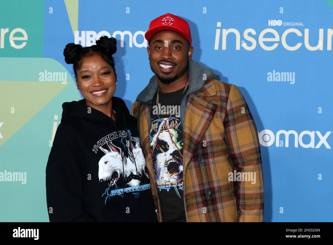LOS ANGELES - OCT 21: Keke Palmer, Richard Nevels at the Insecure ...