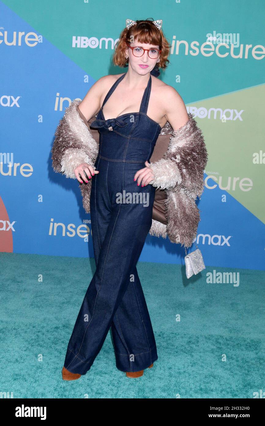 LOS ANGELES - OCT 21: Veronica Mannion at the Insecure Season 5 ...