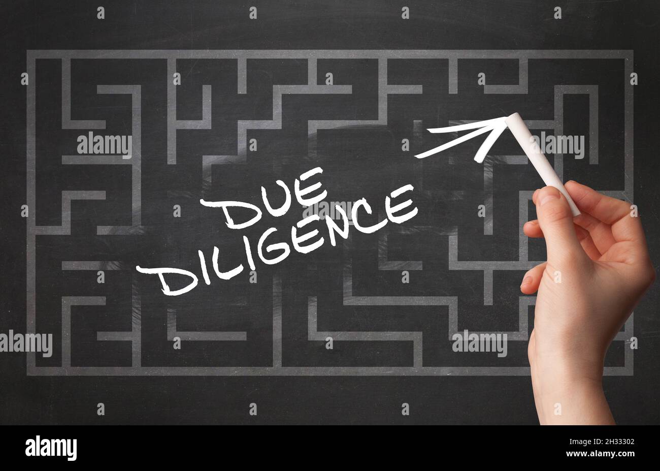 Hand drawing new business concept Stock Photo - Alamy