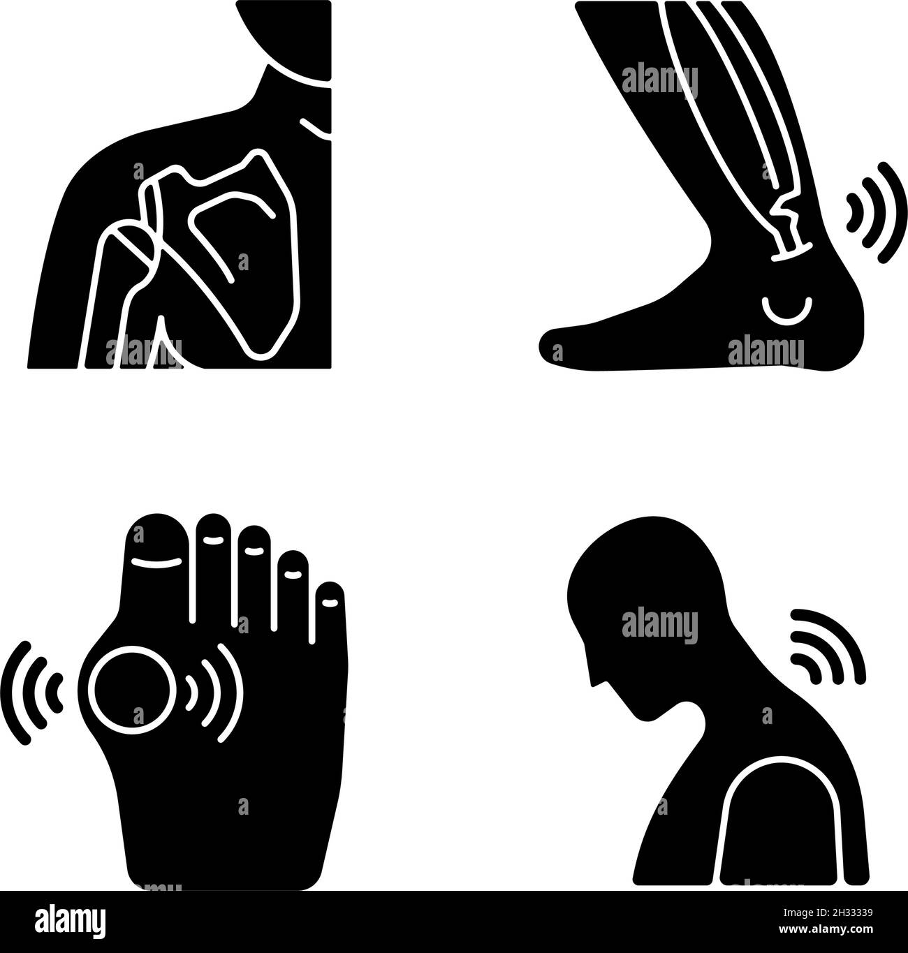 Dislocation ankle Stock Vector Images - Alamy