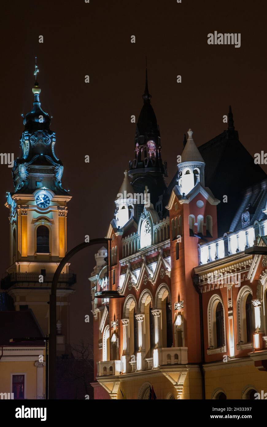 Beautiful Nouveau Baroque style building architecture in Oradea ...