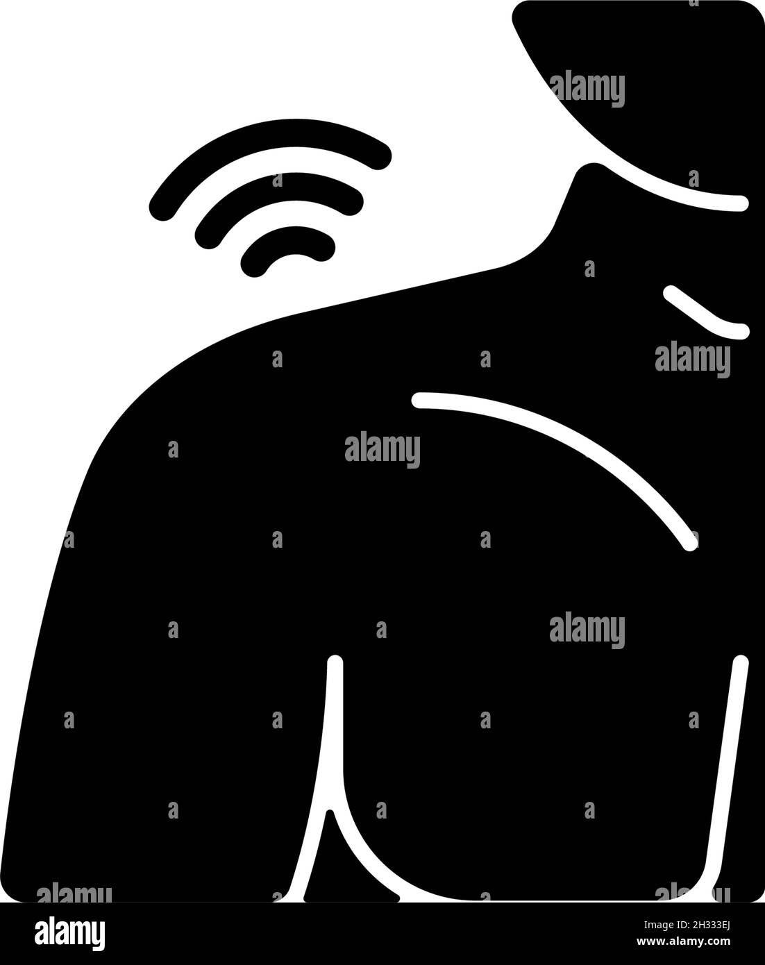 Black shoulders Cut Out Stock Images & Pictures - Alamy