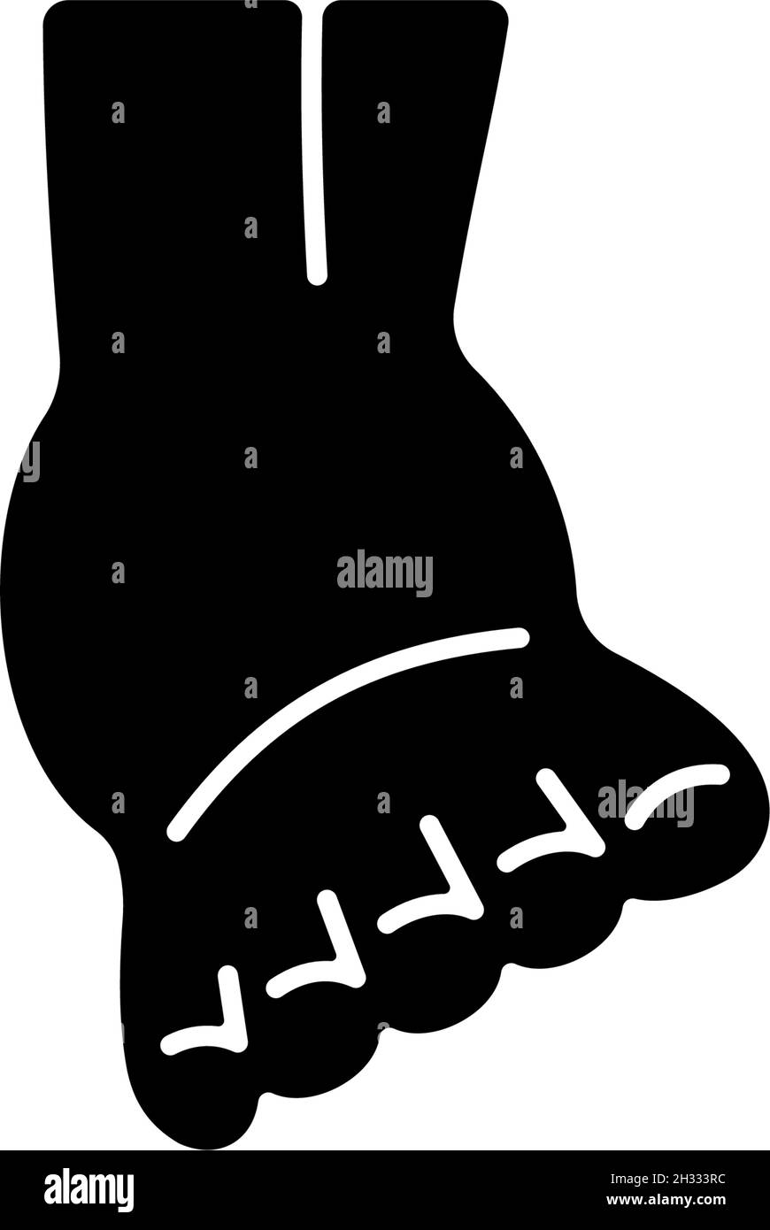 Foot pain joint tendon Stock Vector Images - Alamy