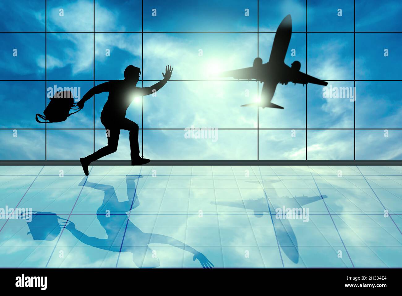 Tardy silhouette hi-res stock photography and images - Alamy