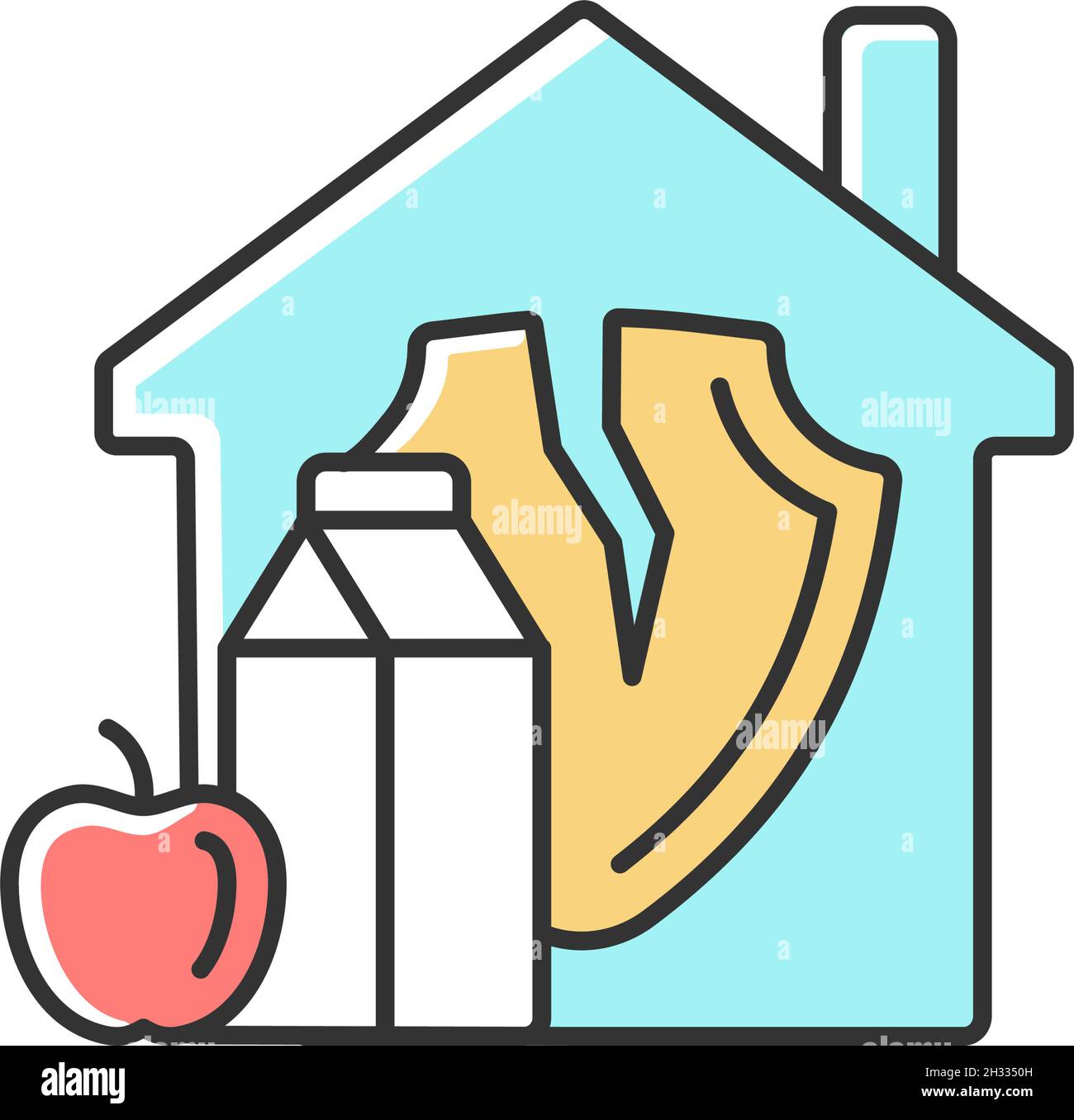 Food insecurity and hunger Stock Vector Images - Alamy