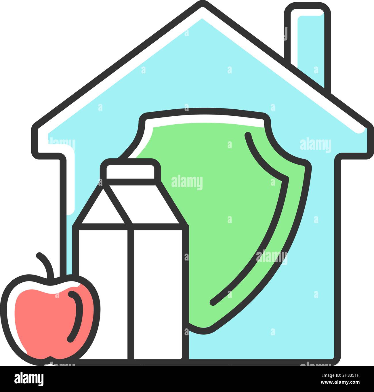 Household food security RGB color icon Stock Vector Image & Art - Alamy