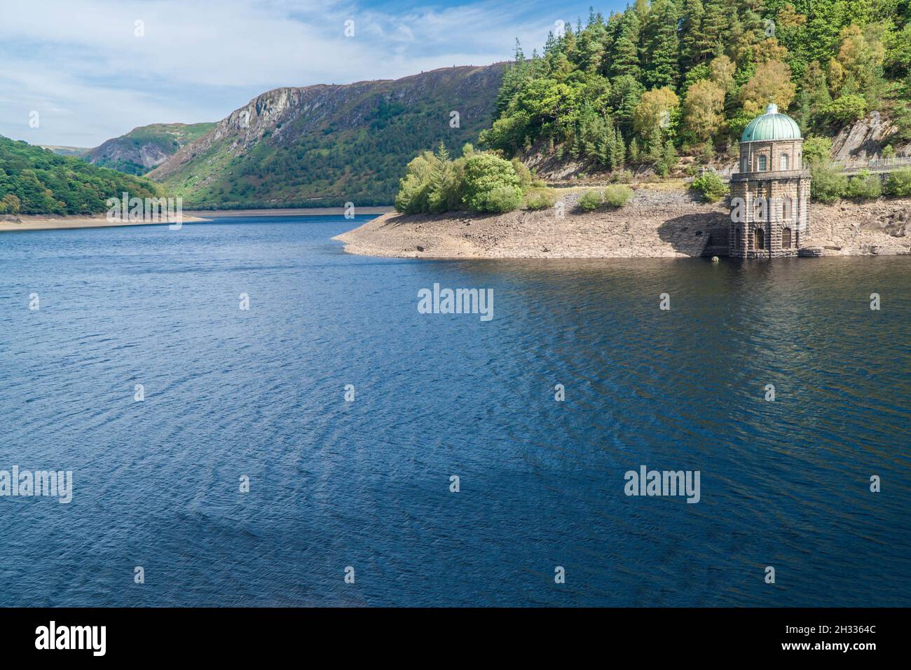 Pumphouse at Garreg Ddu dam Elan Valley Wales UK. September 2021 Stock ...