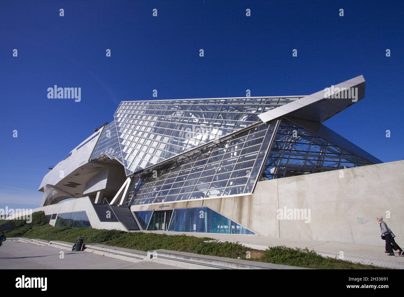 France, Lyon, Musée des Confluences, museum, modern architecture Stock ...
