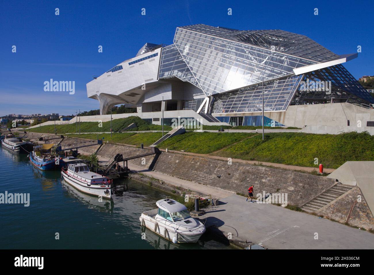 France, Lyon, Musée des Confluences, museum, modern architecture Stock ...