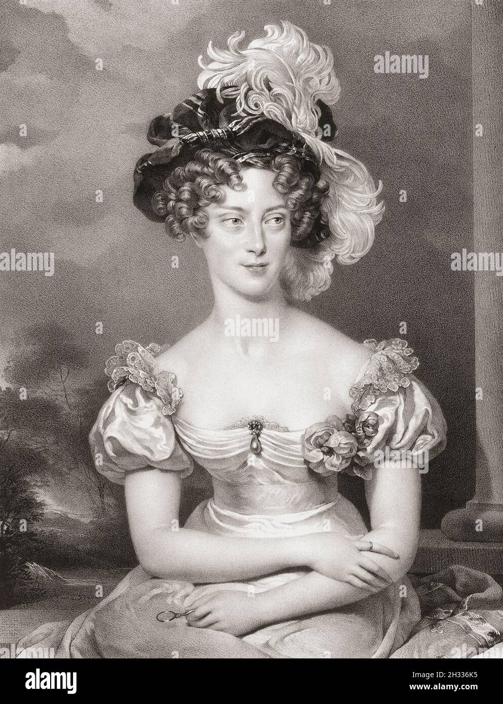 Marie-Caroline of Bourbon-Two Sicilies, Duchess of Berry, full name ...