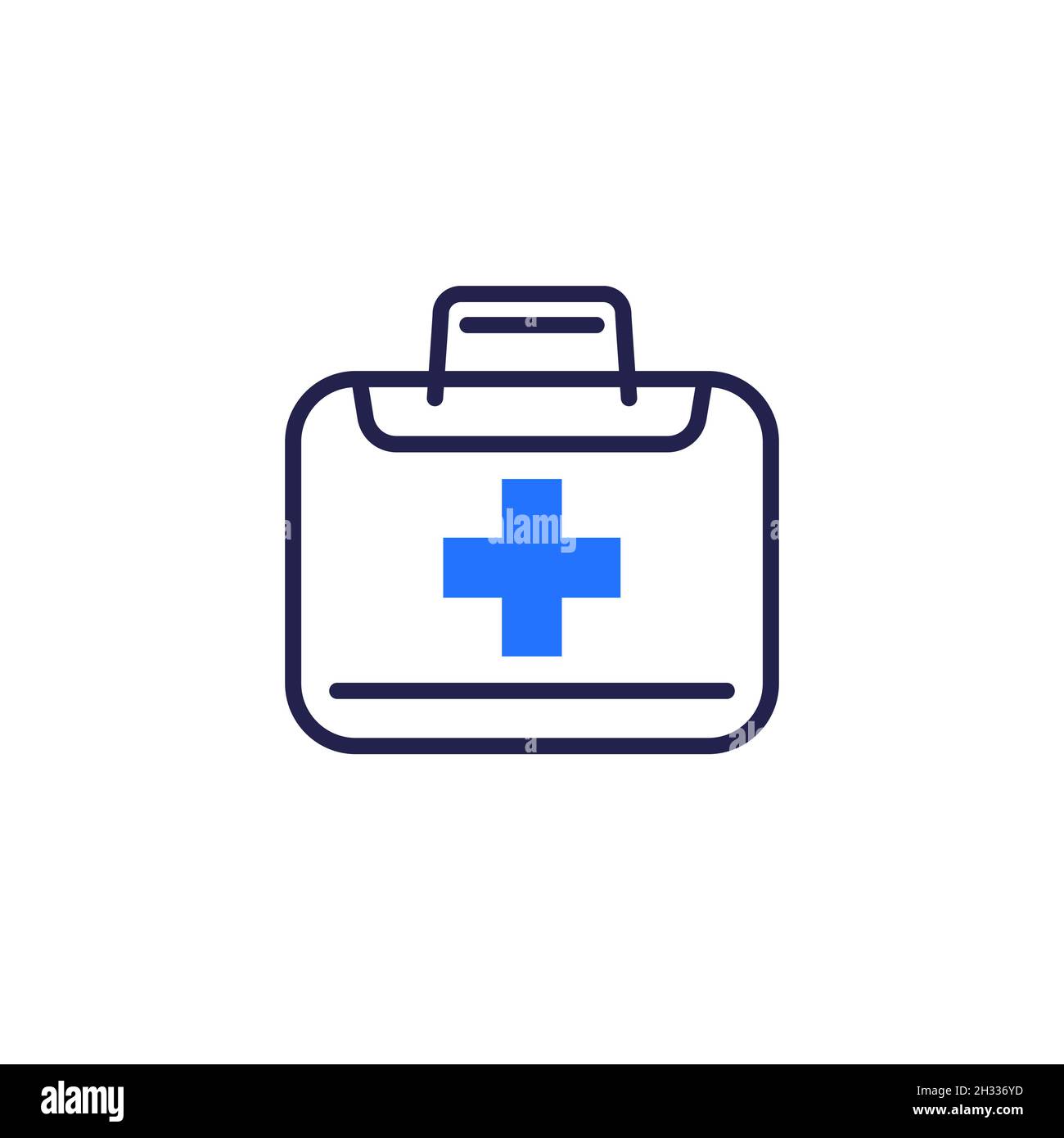 First aid kit icon, a medical box Stock Vector Image & Art - Alamy