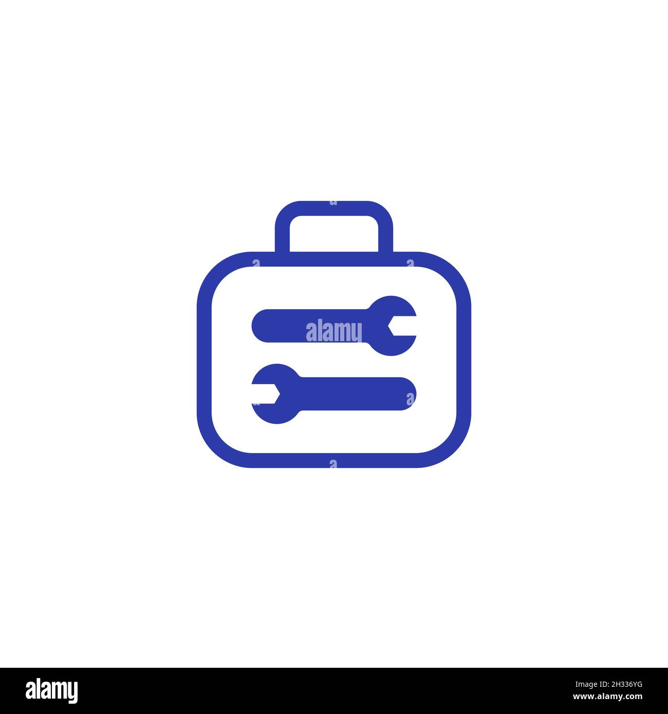 Toolbox or tools icon, vector Stock Vector Image & Art - Alamy