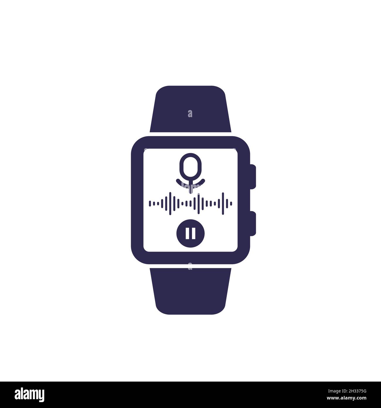 Pause screen record icon Cut Out Stock Images & Pictures - Alamy