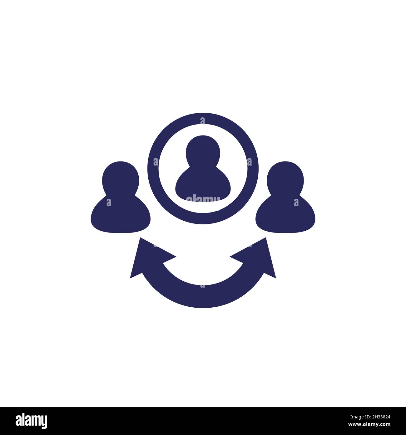 broker icon on white, vector Stock Vector Image & Art - Alamy