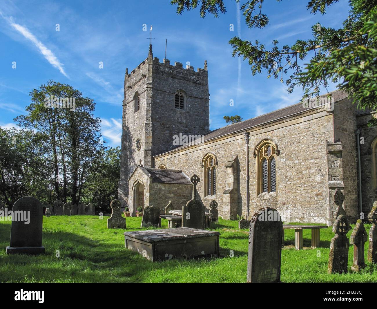 St.Oswalds Church Arncliffe in Littondale Yorkshire Stock Photo - Alamy