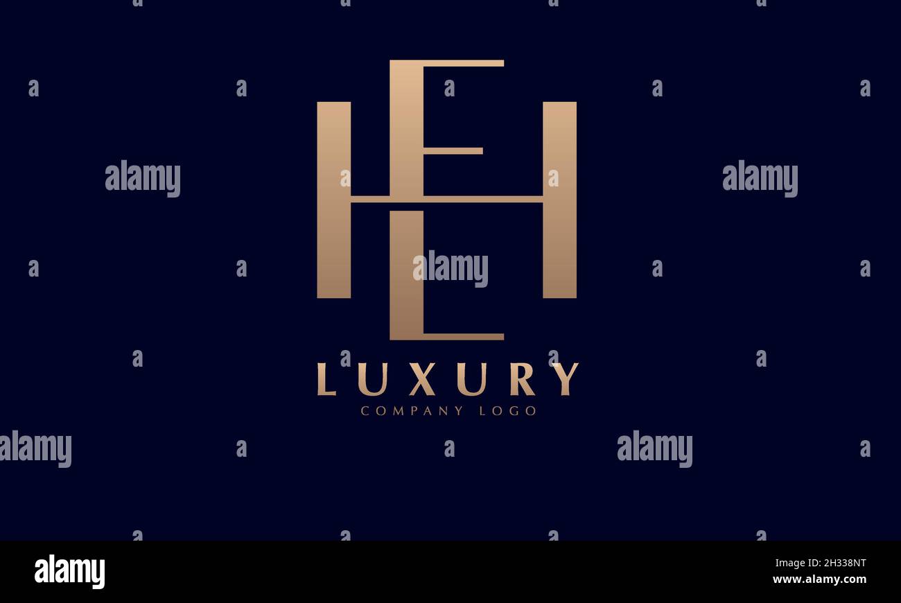 Eh Monogram High Resolution Stock Photography and Images - Alamy