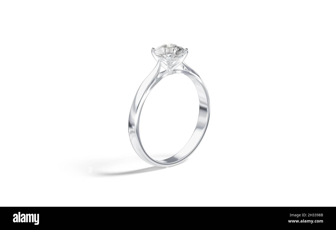 Engagement ring side view Cut Out Stock Images & Pictures - Alamy
