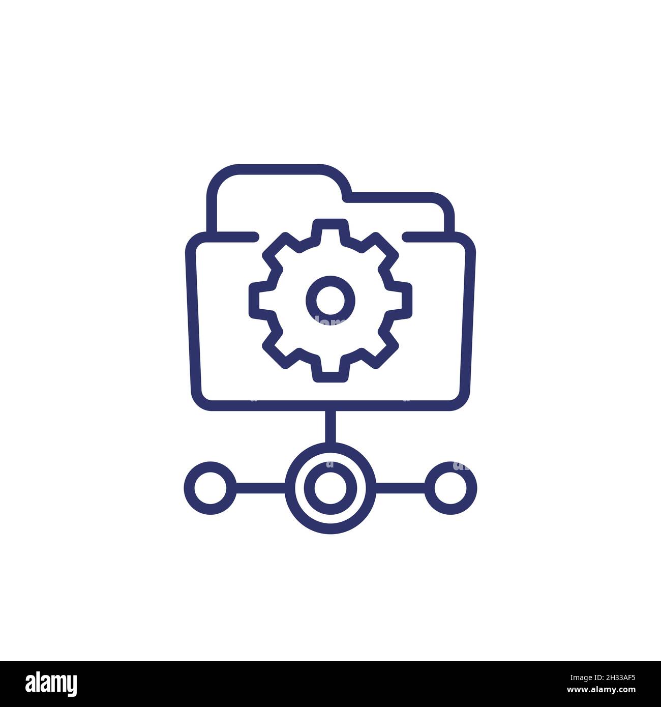 active directory line icon, vector Stock Vector Image & Art - Alamy