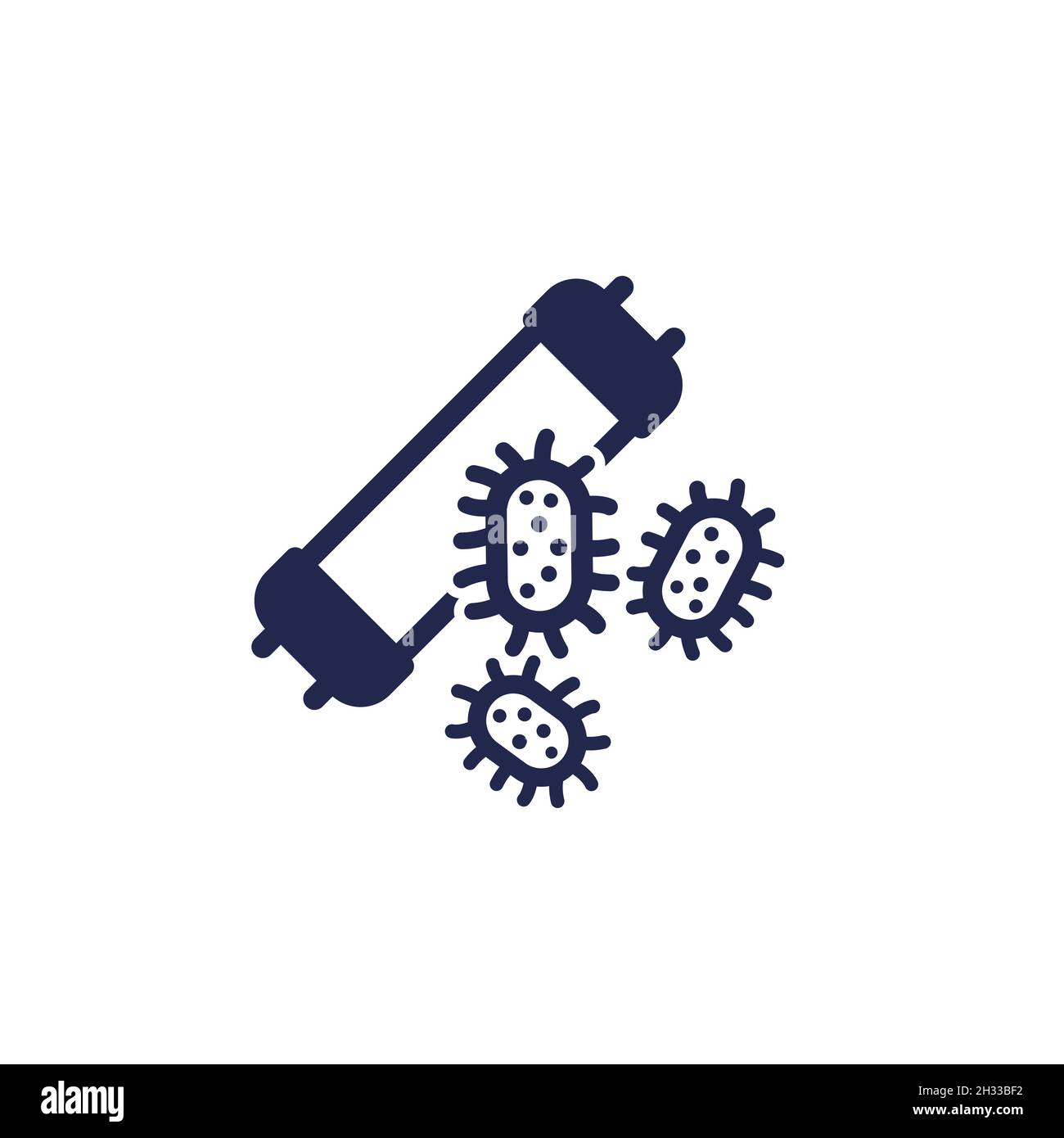 UV light disinfection icon, vector Stock Vector Image & Art - Alamy