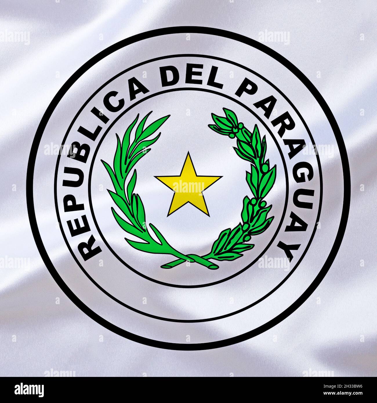 Das Wappen von Paraguay, Land in Südamerika Stock Photo - Alamy