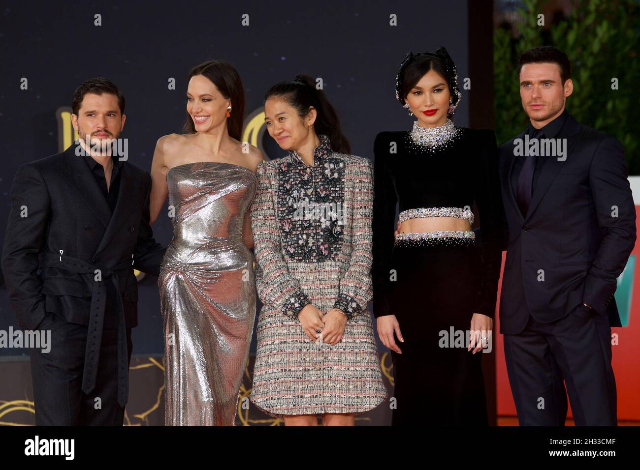 Kit Harington , Angelina Jolie , Chloe Zhao , Gemma Chan , Richard ...