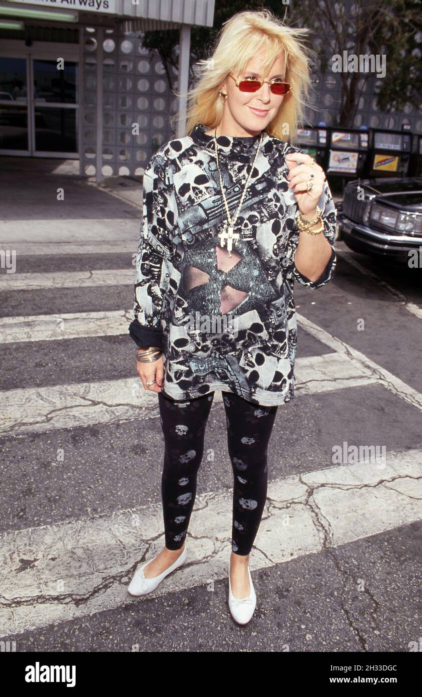 Lita Ford July 1991 Credit: Ralph Dominguez/MediaPunch Stock Photo - Alamy