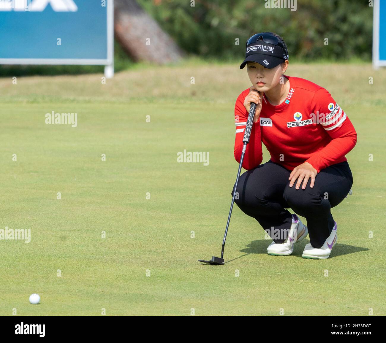 24 October 2021 - Busan, South Korea : Lim Hee-Jeong of South Korea ...