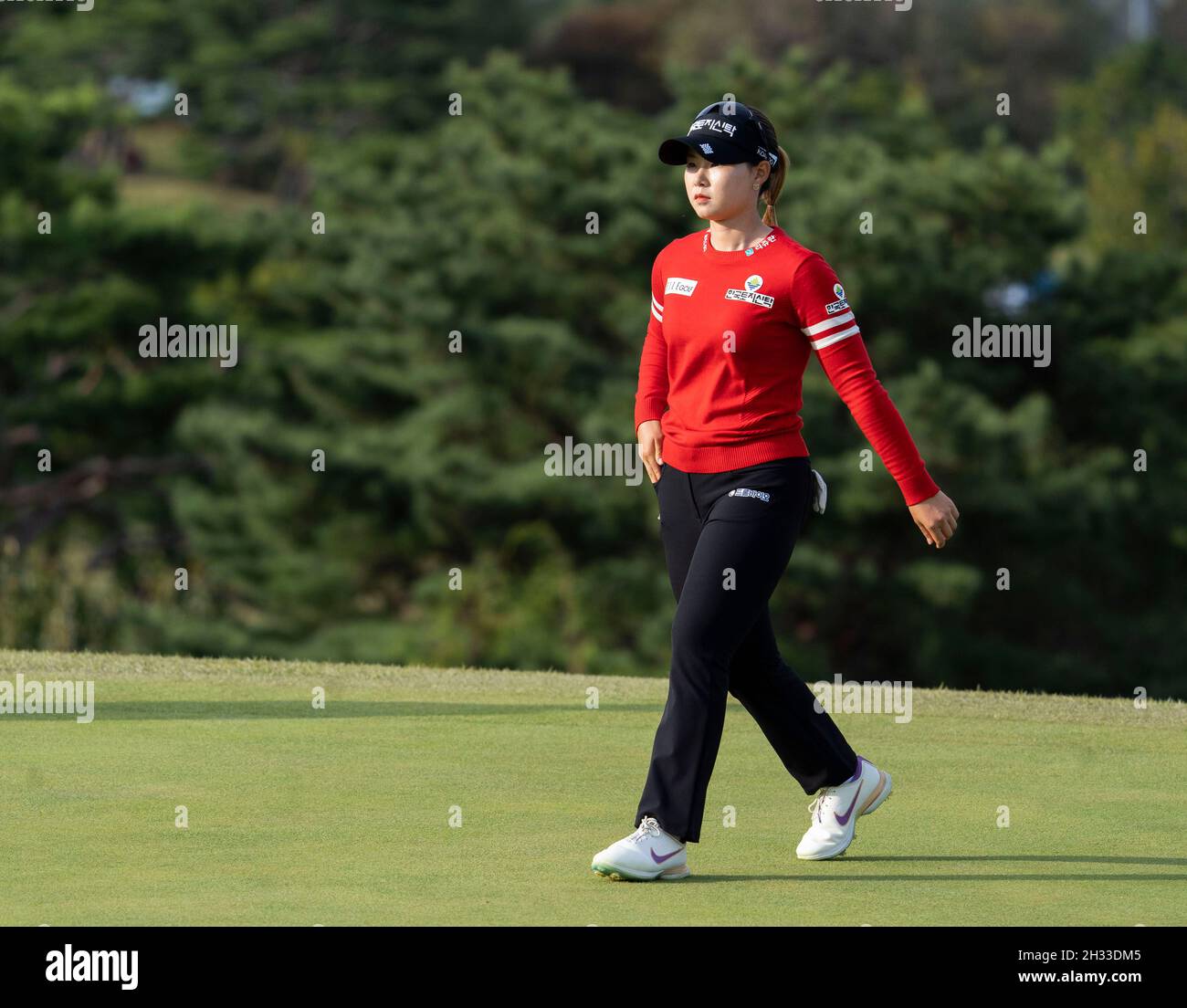 24 October 2021 - Busan, South Korea : Lim Hee-Jeong of South Korea ...