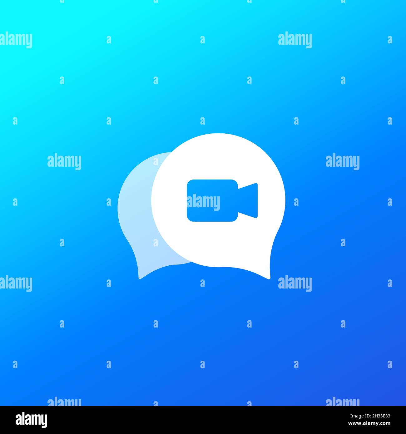 Vidéochat Stock Vector Images - Alamy