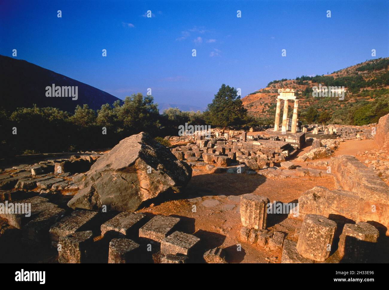 Tholos of delphi ancient structures hi-res stock photography and images ...