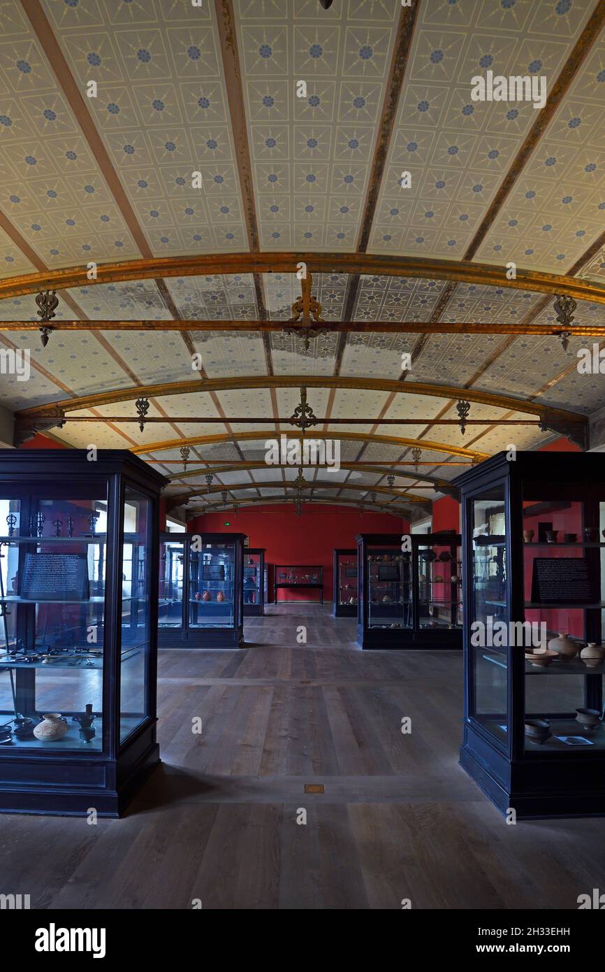 Exponate und Vitrinen, Ausstellungsräume , Neues Museum, Museumsinsel ...