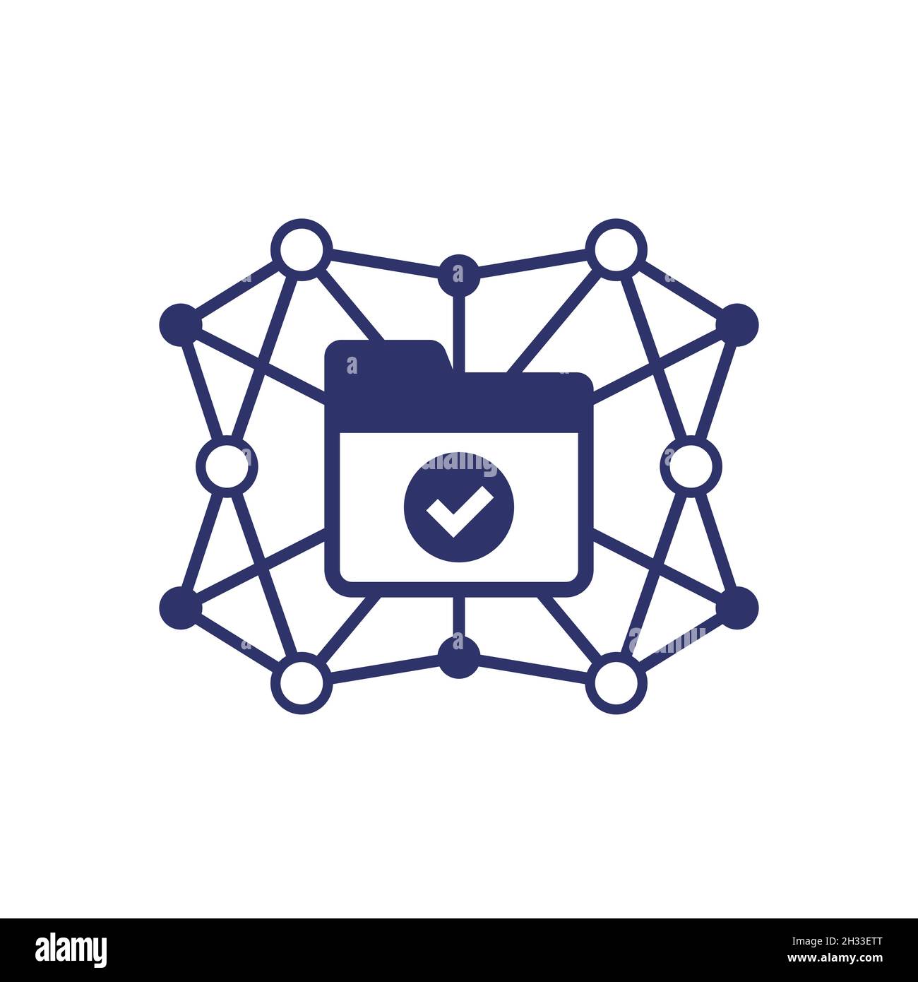 active directory icon on white Stock Vector Image & Art - Alamy