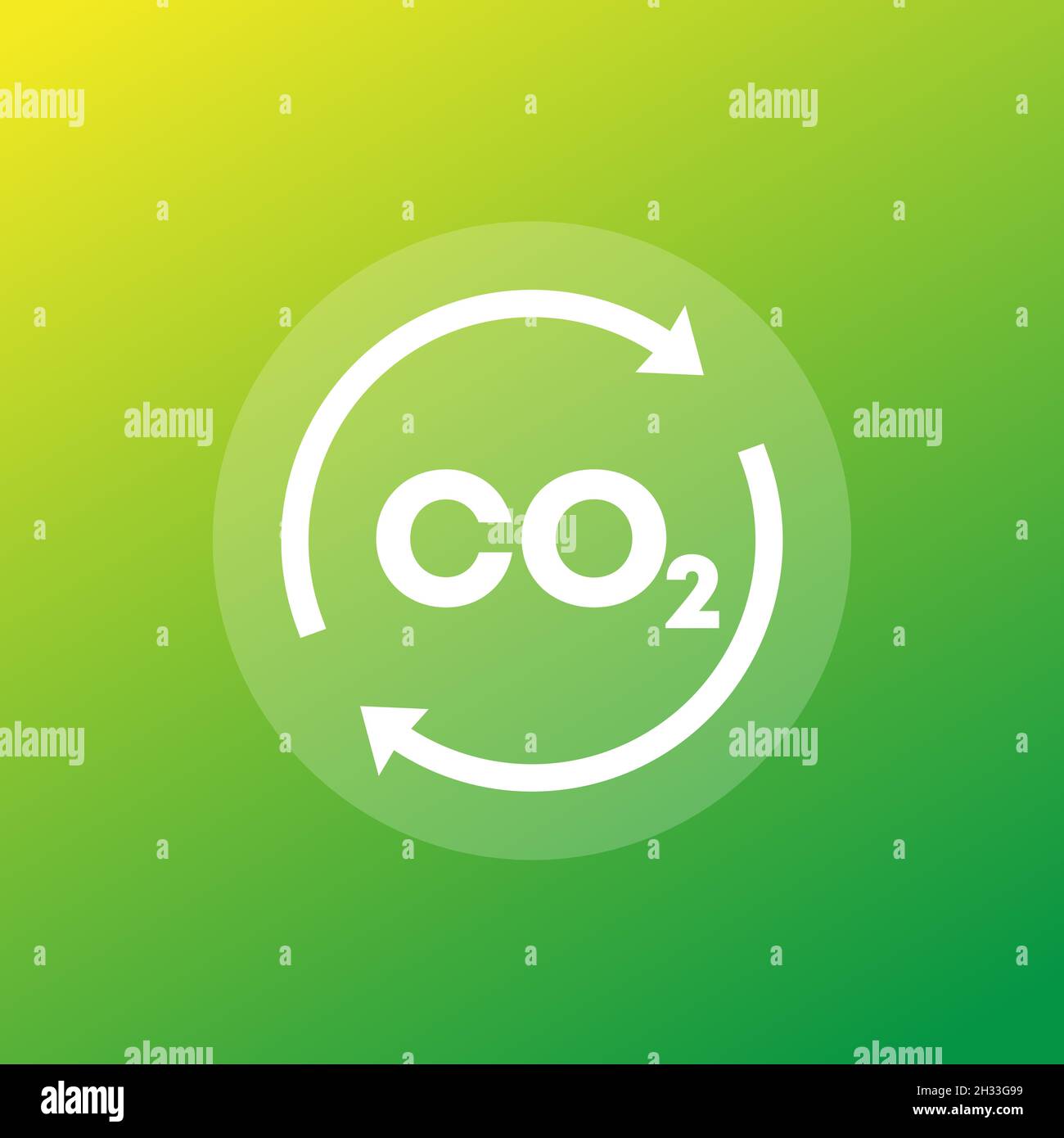 carbon dioxide and co2 gas, vector icon Stock Vector Image & Art - Alamy