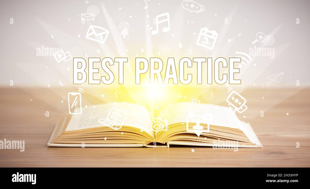 open book with business inscription Stock Photo - Alamy