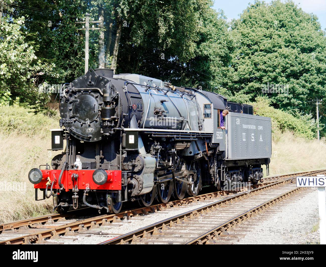 Worth Valley Railway 'Big Jim' an American S160 class steam loco used ...