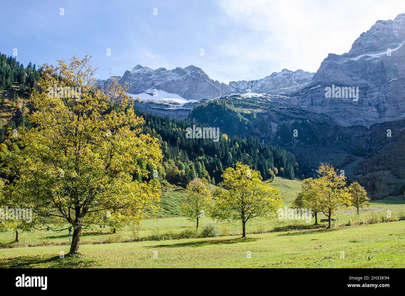 Beautiful nature reserve eng alm hi-res stock photography and images ...
