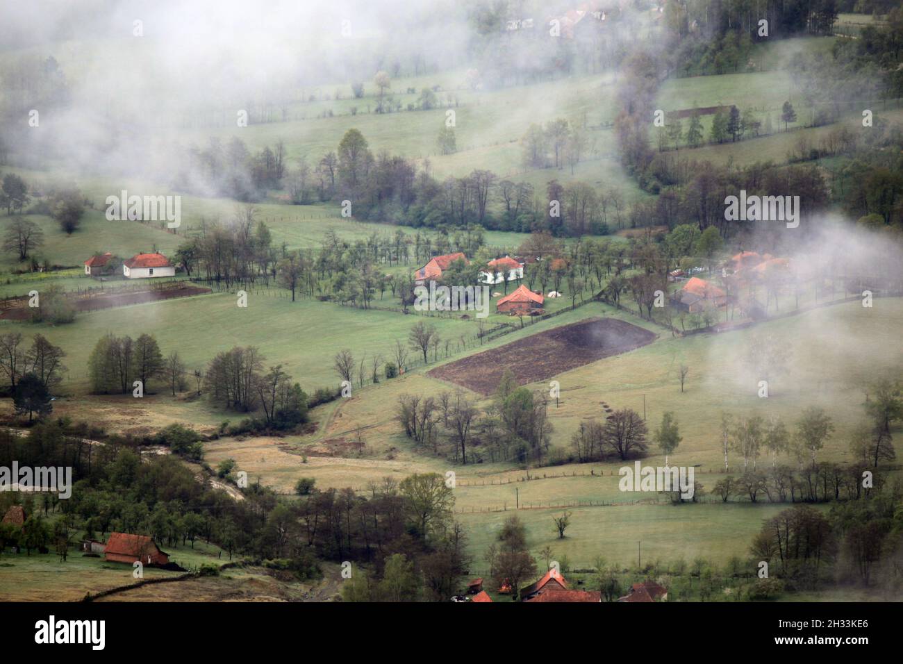 Landscape on Divcibare, Mountain Maljen, Serbia Stock Photo - Alamy