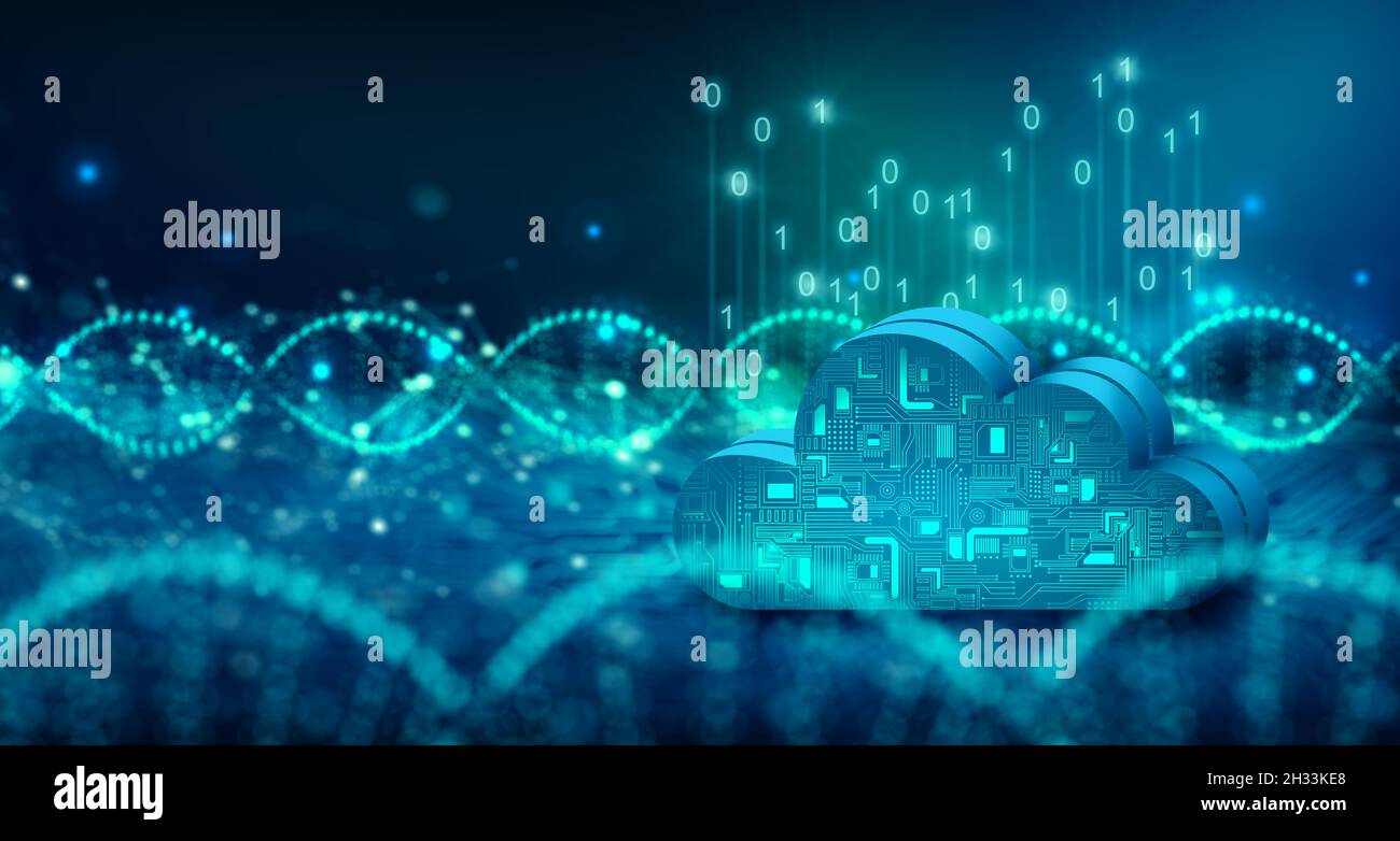 Cloud computing technology internet on data network with technology background. Cloud Service ...