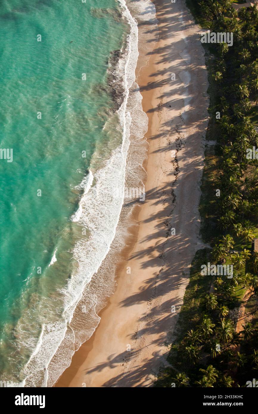 Aerial view of a beach in Brazil Stock Photo - Alamy