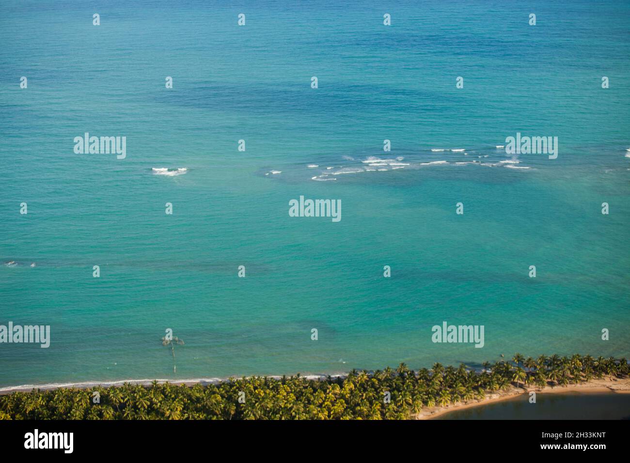 Aerial view of a beach in Brazil Stock Photo - Alamy