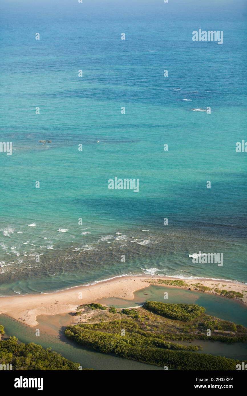 Aerial view of a beach in Brazil Stock Photo - Alamy