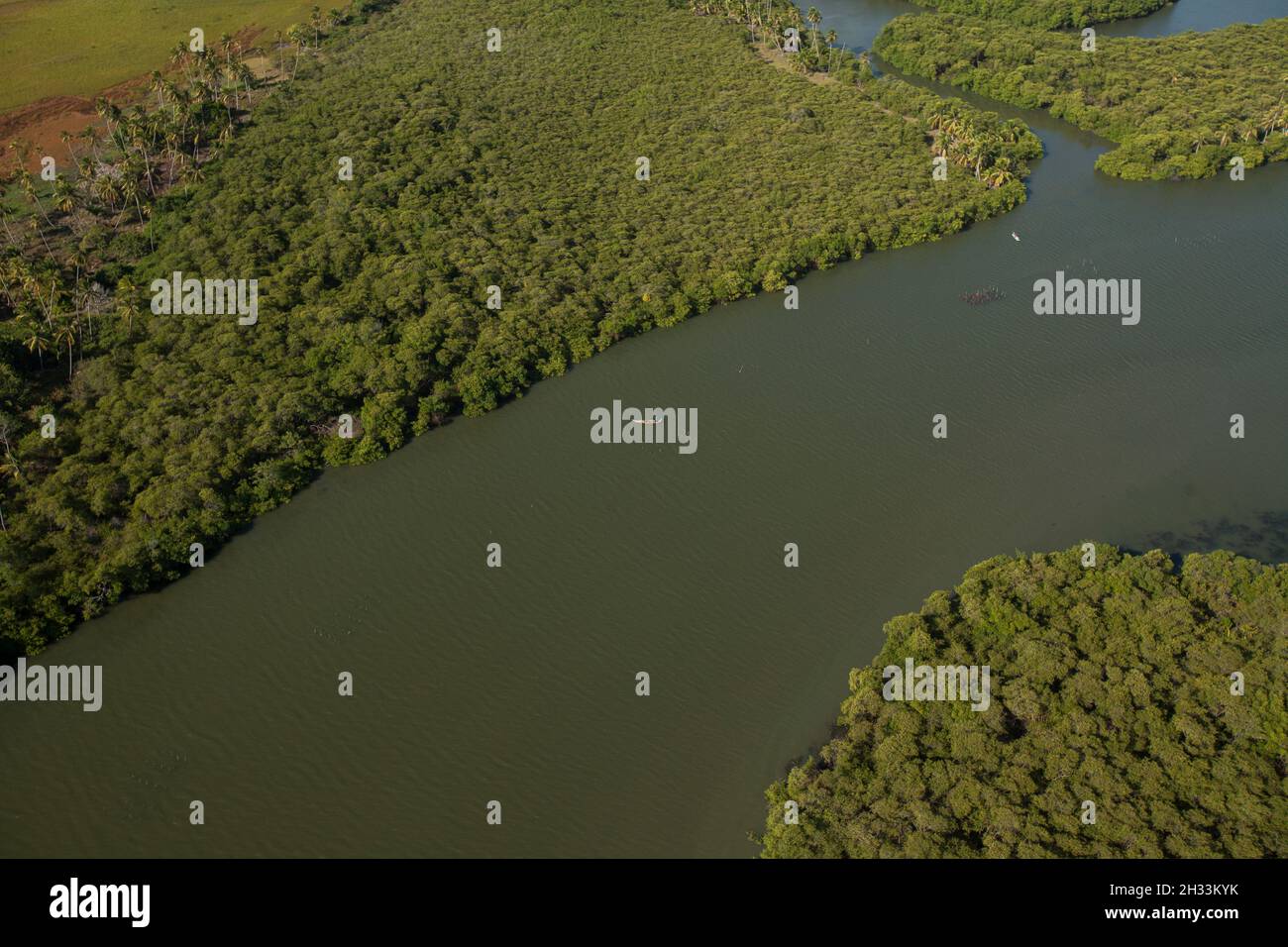 Aerial view of a beach in Brazil Stock Photo - Alamy