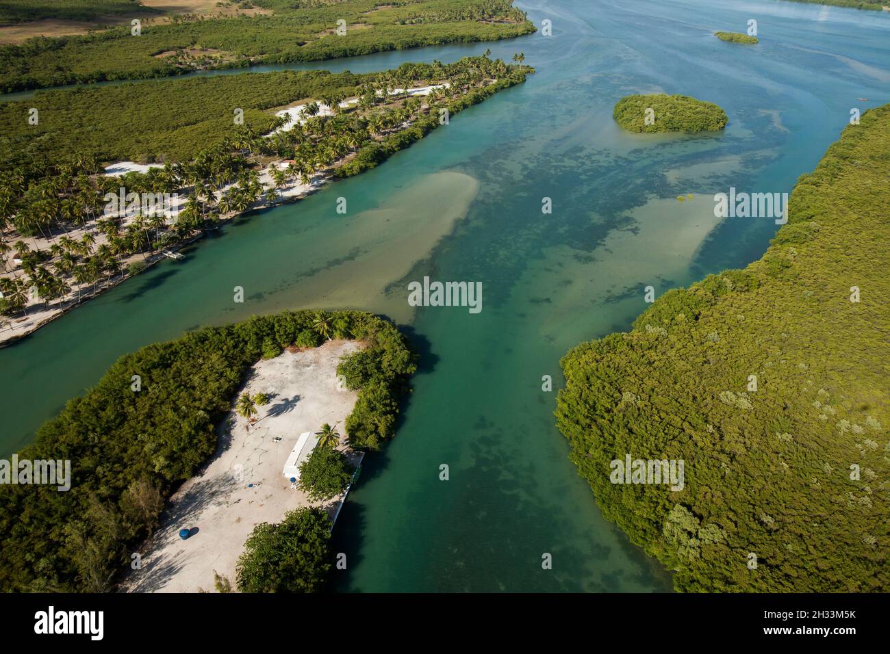 Aerial view of a beach in Brazil Stock Photo - Alamy