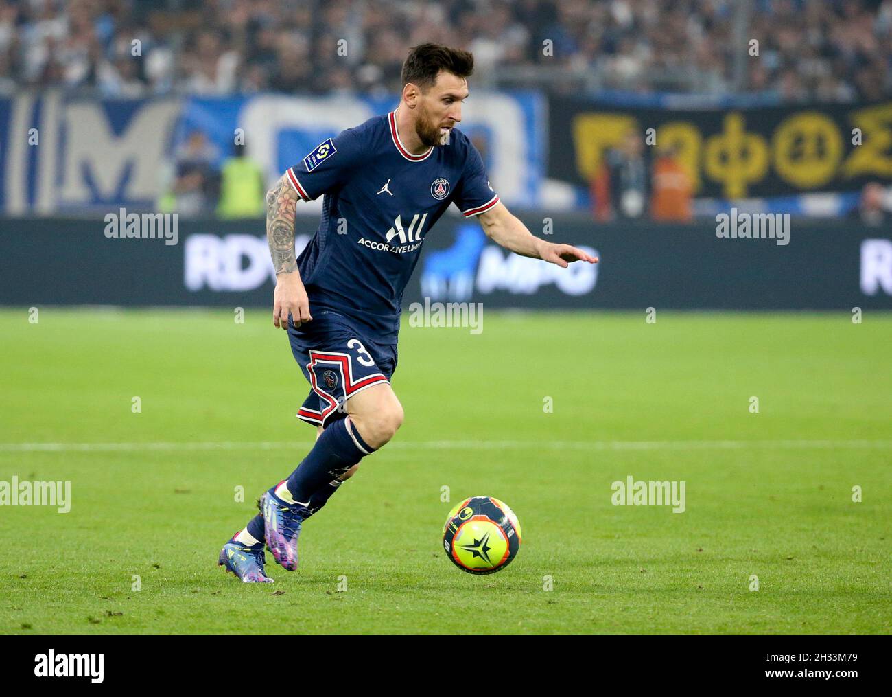 Lionel Messi of PSG during the French championship Ligue 1 football ...