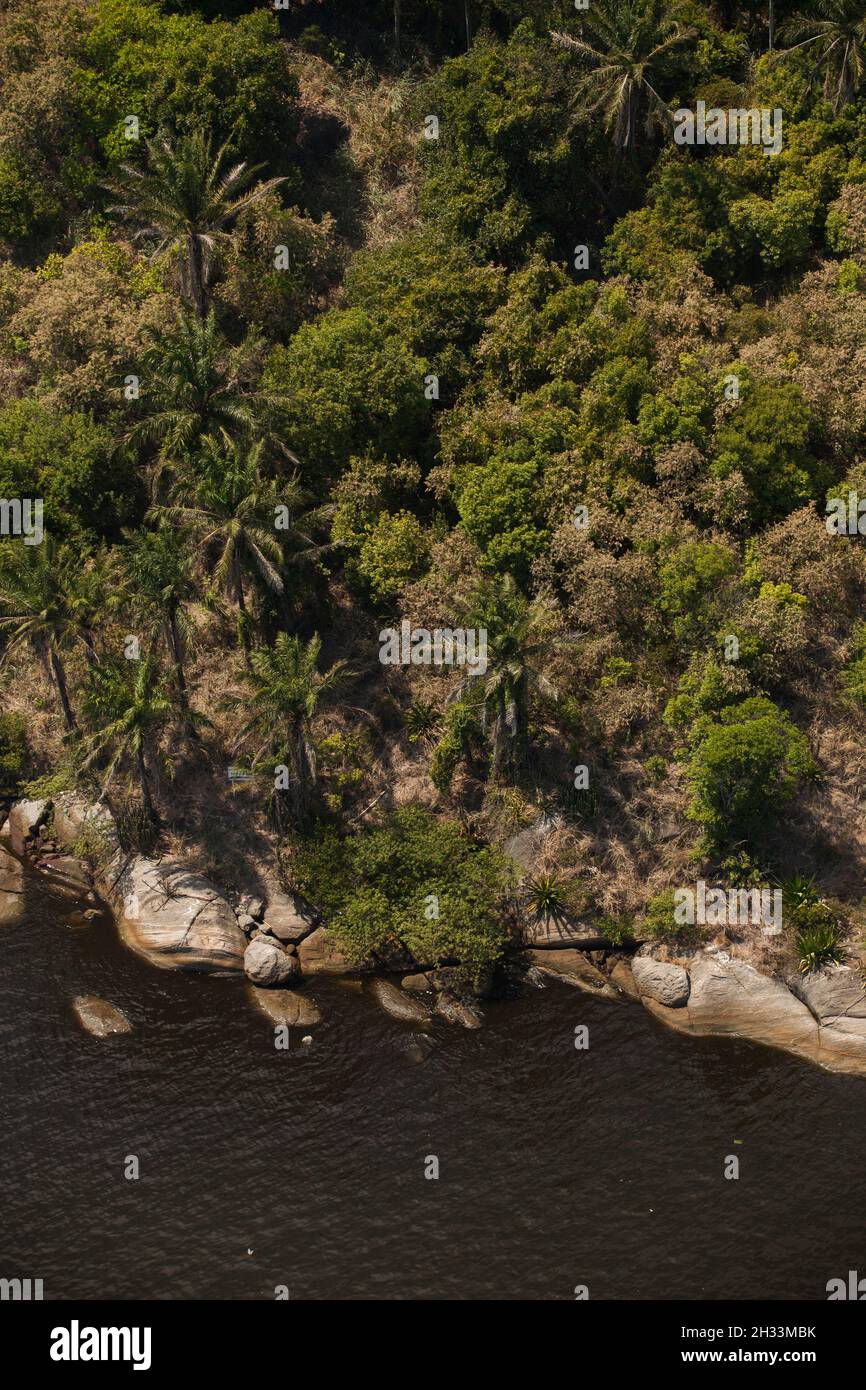 Aerial view of a beach in Brazil Stock Photo - Alamy