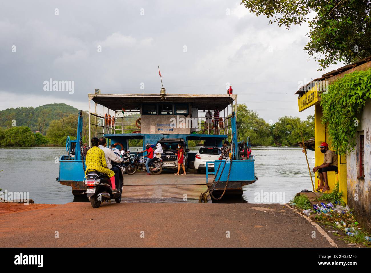 GOA, INDIA - Sep 15, 2021: Goa, India September 15th 2021, Locals ...