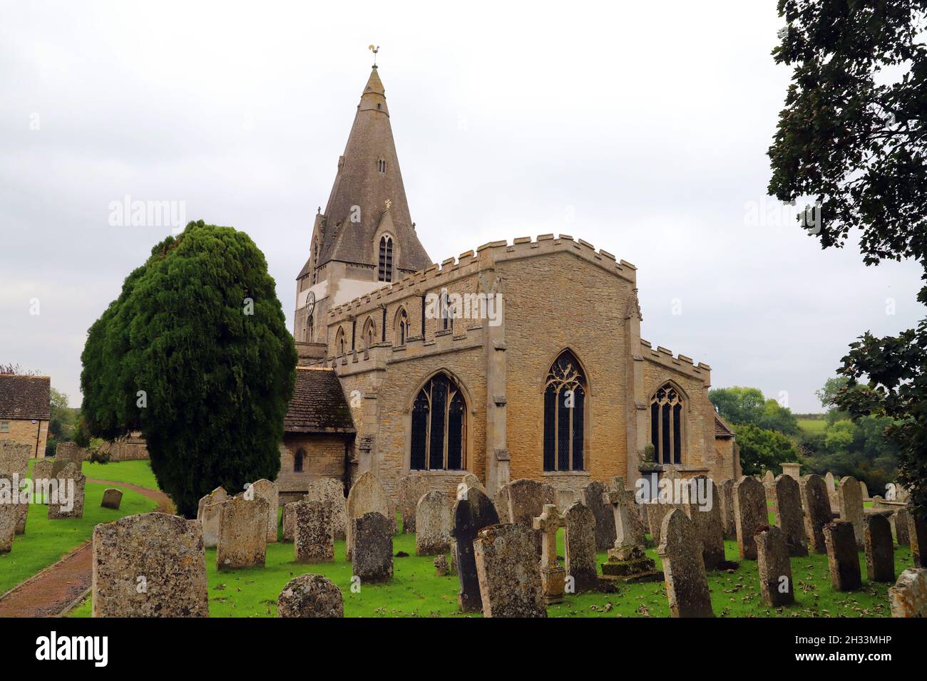 All Saint's Church, Kings Cliffe, Northamptonshire Stock Photo - Alamy